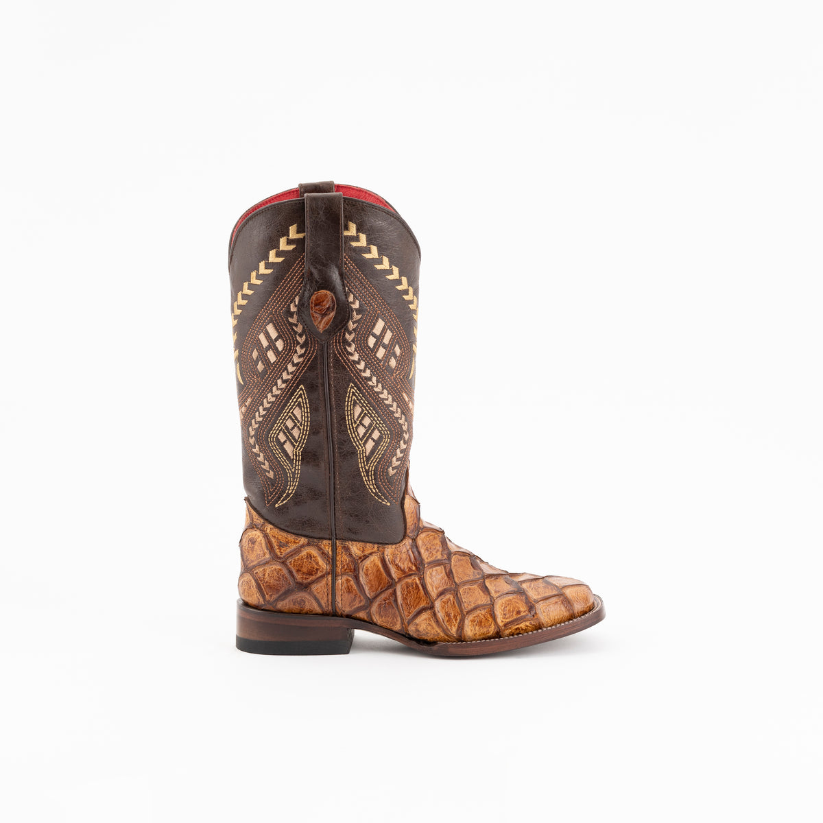 "Bronco" Ladies Print Pirarucu Boots | Ferrini Boots – Ferrini USA Inc.